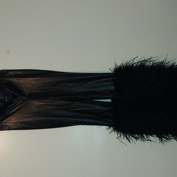 Fashion Nova | Pants & Jumpsuits | Fashion Nova Black Faux Leather ...